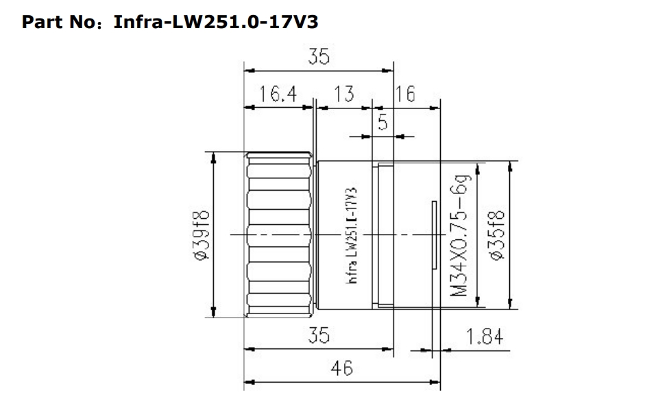 China Longwave Athermal Lenses 25mmFL F#1.2 17um Manufacture and ...